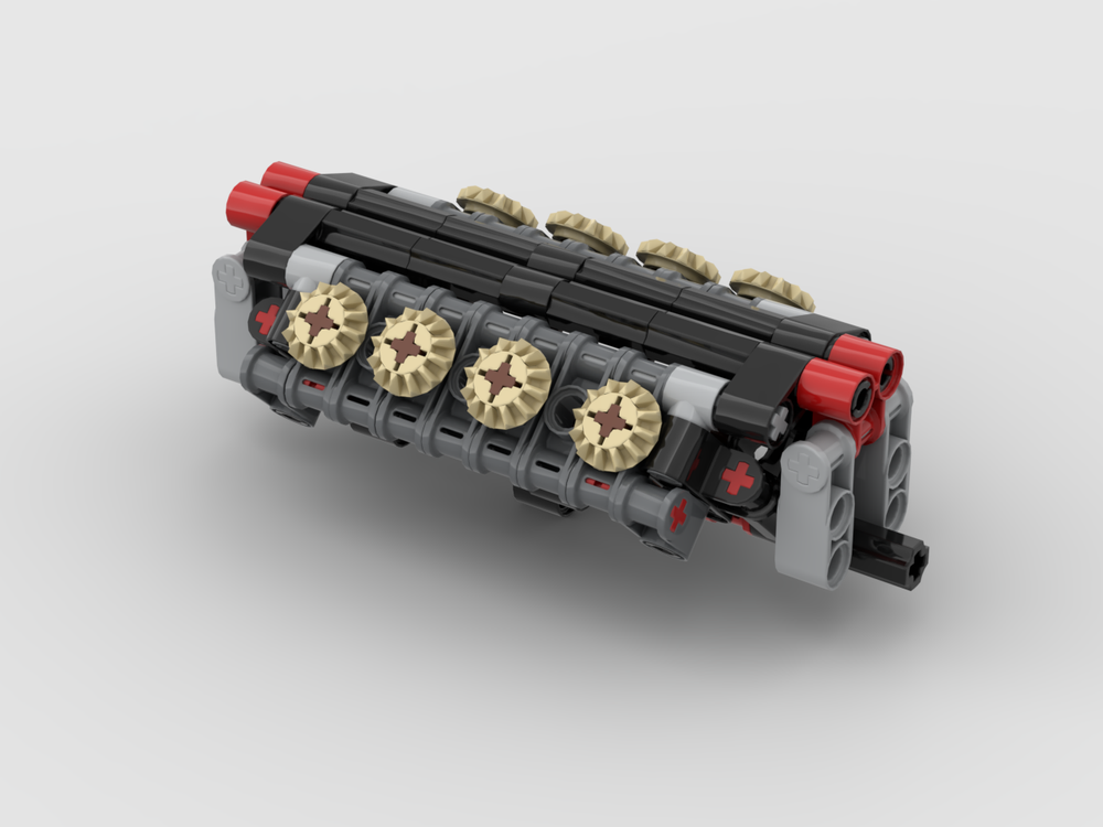 LEGO MOC V8 custom engine for big scale cars by kmbrick | Rebrickable ...