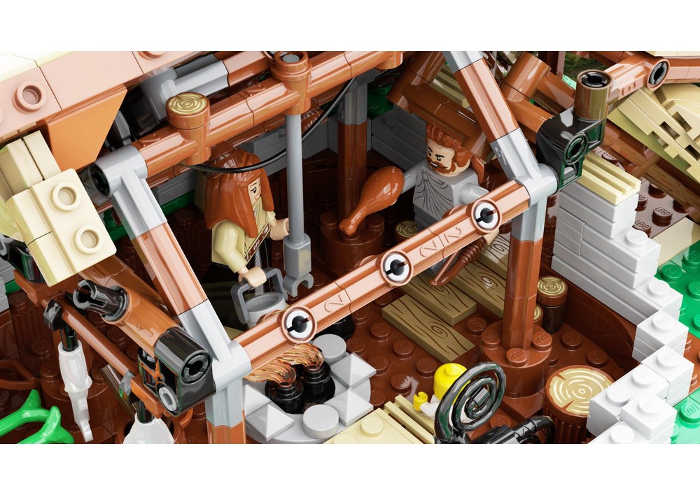 Lego Moc Ancient Celtic House By Michelanlego Rebrickable Build