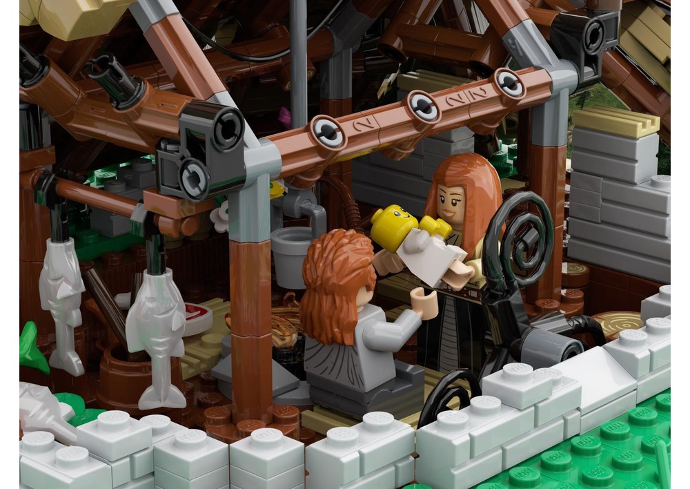 Lego Moc Ancient Celtic House By Michelanlego Rebrickable Build