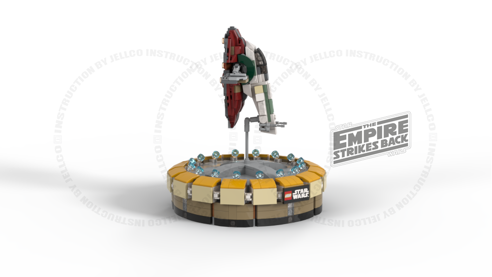 Lego Moc Micro Size Slave One With Landing Podbespin By Jellco