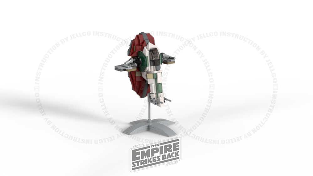 Lego Moc Micro Size Slave One With Landing Podbespin By Jellco