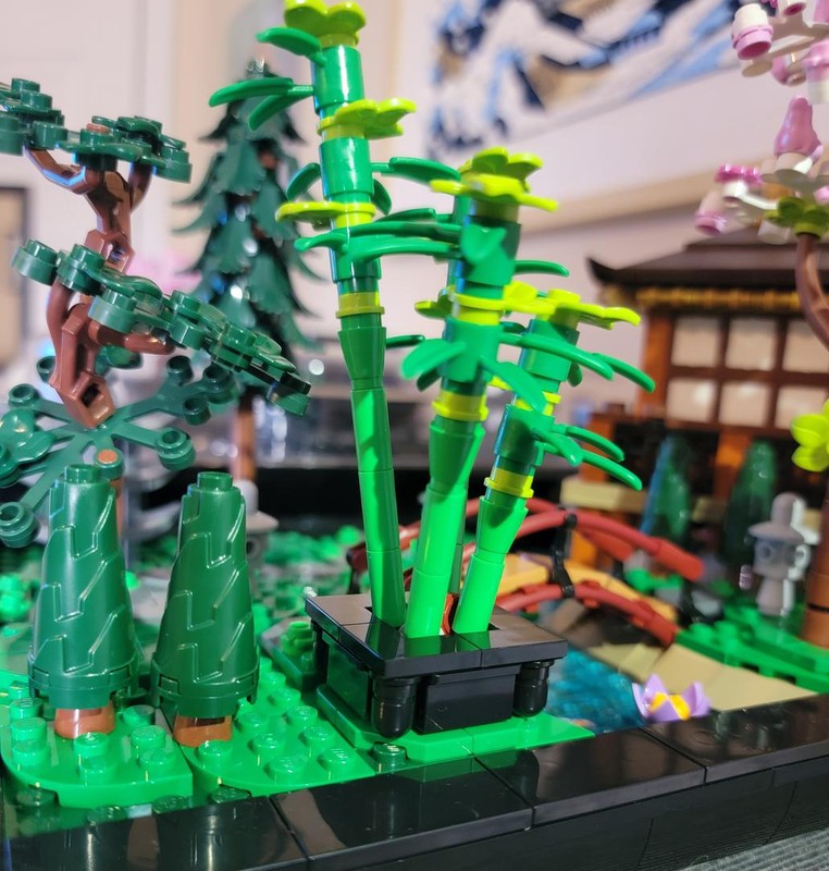 LEGO MOC Bamboo Planter for Tranquil Garden 10315 by naatkins ...