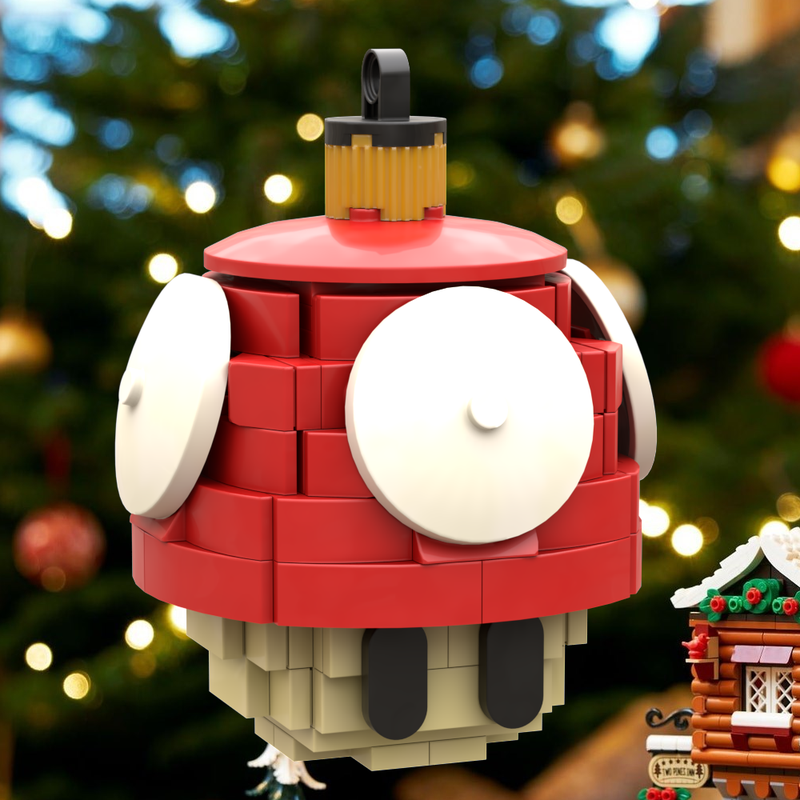 LEGO MOC Super Mushroom Ornament by tacotaco64™️ | Rebrickable - Build ...