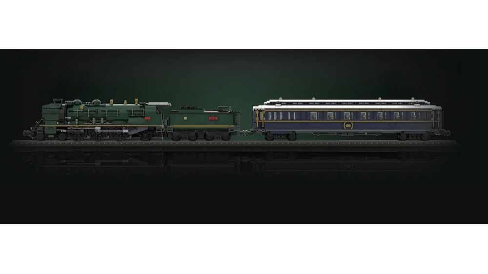 LEGO MOC Orient Express meets Pere Marquette 1225 by TrainsWithLights ...