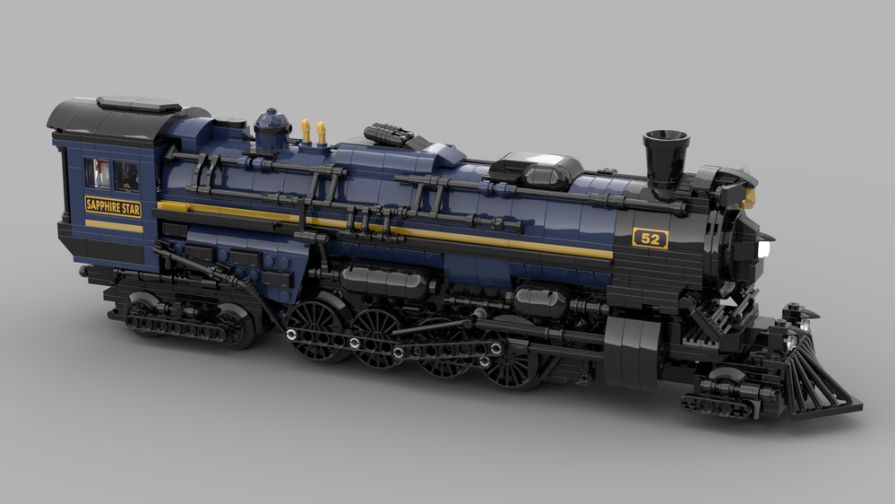Lego Moc Orient Express Meets Pere Marquette 1225 By Trainswithlights