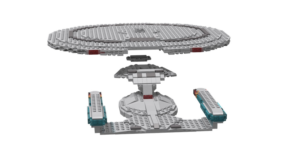 Lego Moc Galaxy Class Uss Enterprise D Version 2 By Legendaj