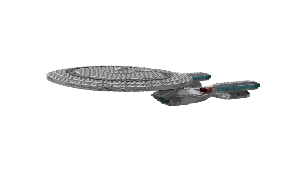 Lego Moc Galaxy Class Uss Enterprise D Version 2 By Legendaj