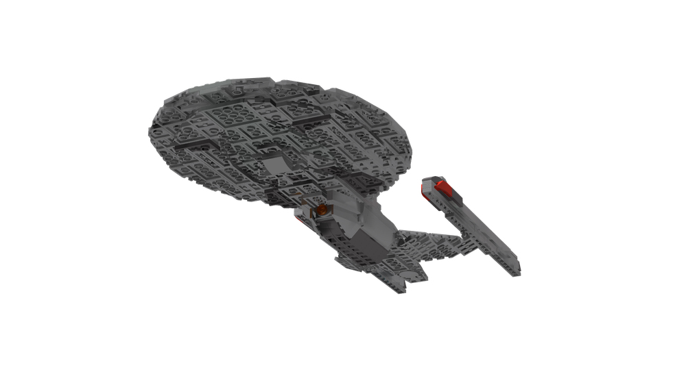 LEGO MOC Sovereign-Class USS Enterprise-E Version 2 by LegendAJ ...