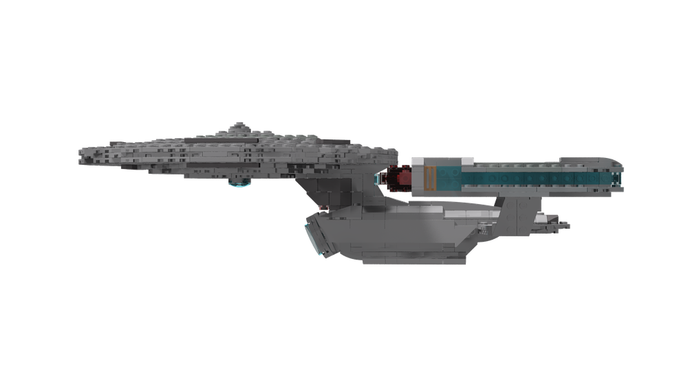 Lego Moc Ambassador Class Uss Enterprise C Version 2 By Legendaj