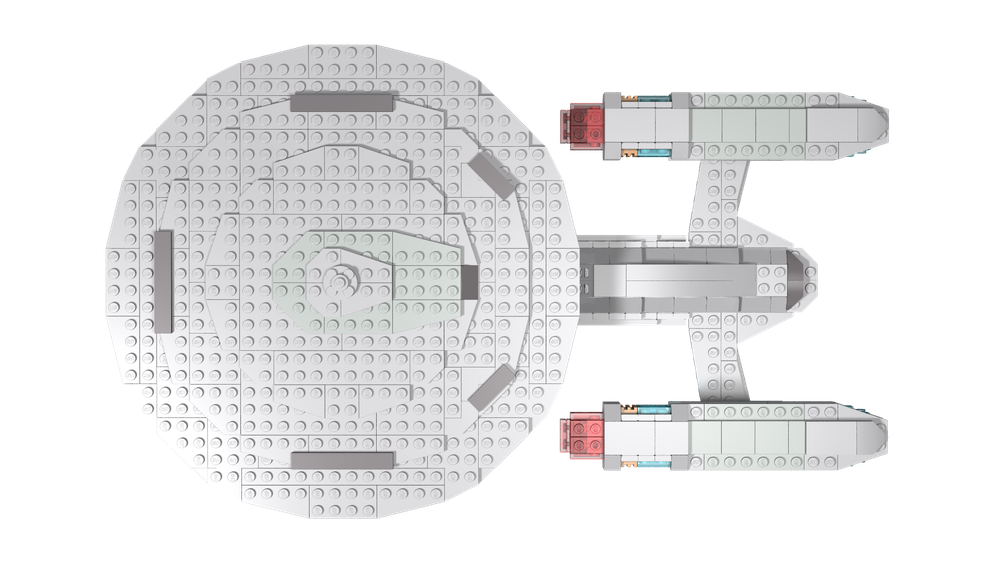 Lego Moc Ambassador Class Uss Enterprise C Version 2 By Legendaj