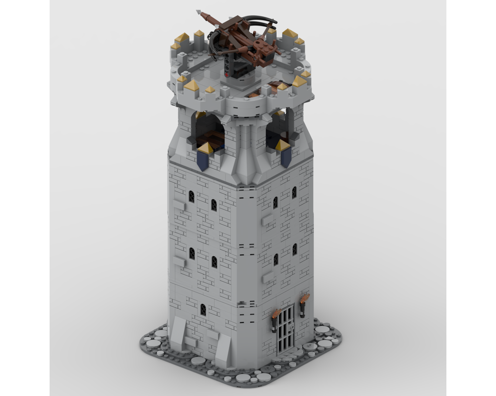 LEGO MOC Medieval Castle:Tower - Modular with Full interior by Fantasts ...