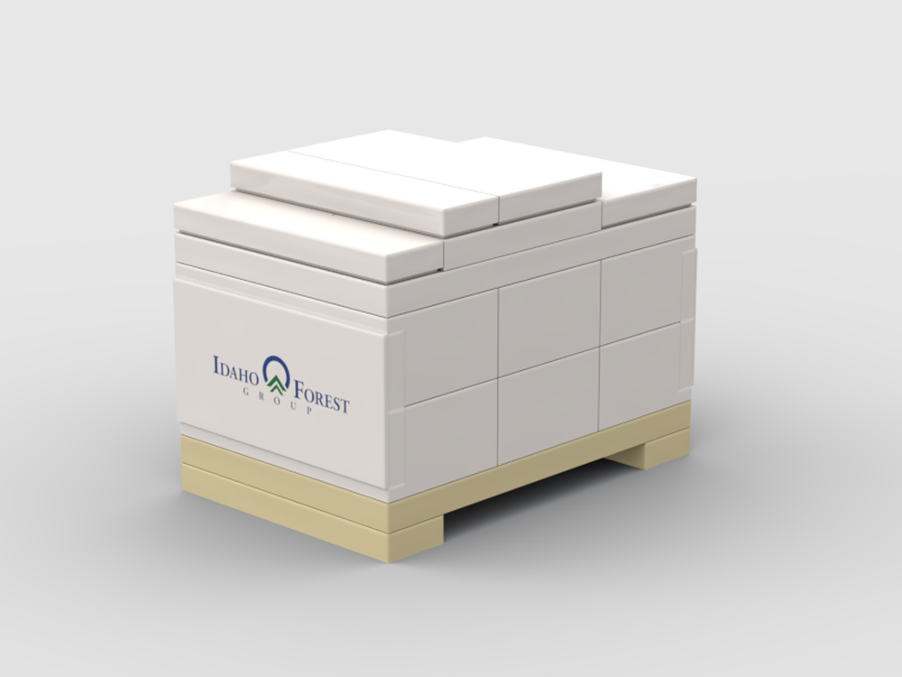 LEGO MOC Wrapped Wood Pallet by LegoForBlockheads | Rebrickable - Build ...