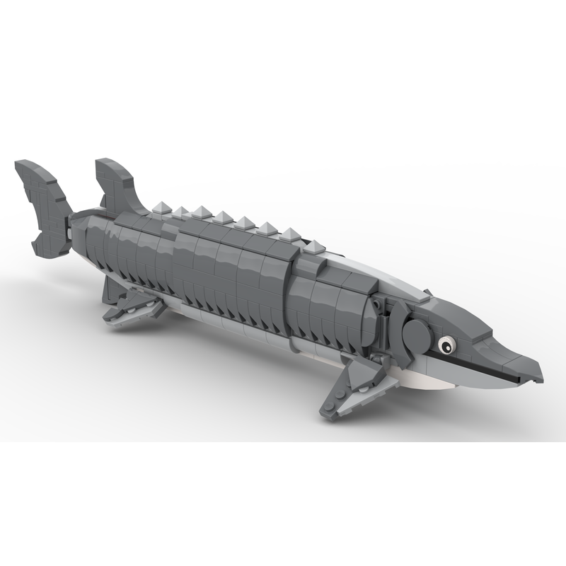 LEGO MOC Lego Sturgeon Fish by MrJBuilds | Rebrickable - Build with LEGO