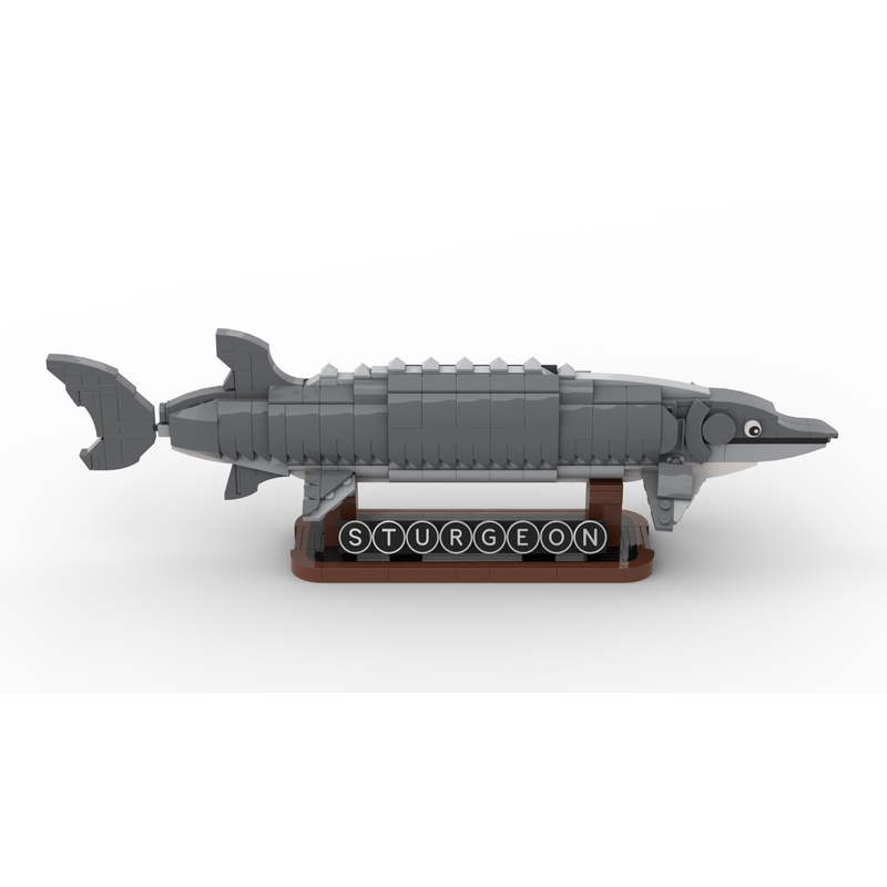 LEGO MOC Lego Sturgeon Fish by MrJBuilds | Rebrickable - Build with LEGO