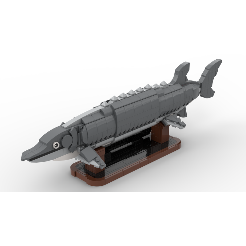 LEGO MOC Lego Sturgeon Fish by MrJBuilds | Rebrickable - Build with LEGO