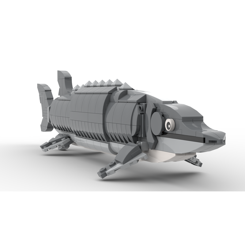 LEGO MOC Lego Sturgeon Fish by MrJBuilds | Rebrickable - Build with LEGO