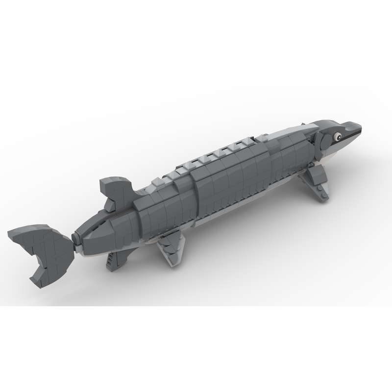 LEGO MOC Lego Sturgeon Fish by MrJBuilds | Rebrickable - Build with LEGO