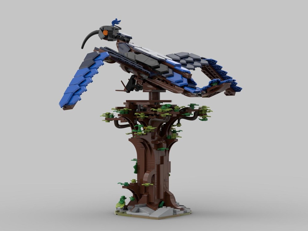 LEGO MOC Blue bird by ad.gaevsky | Rebrickable - Build with LEGO