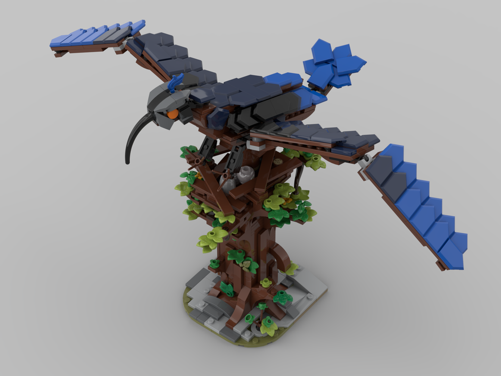 LEGO MOC Blue bird by ad.gaevsky | Rebrickable - Build with LEGO