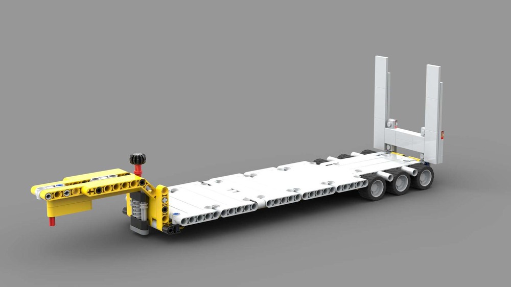 LEGO MOC Lowboy Trailer by TechnicModlr | Rebrickable - Build with LEGO