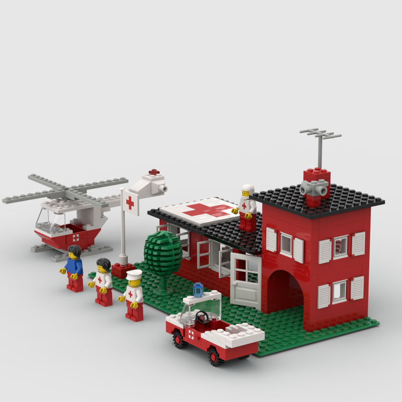 LEGO MOC Hospital (1979) by pappy76 | Rebrickable - Build with LEGO