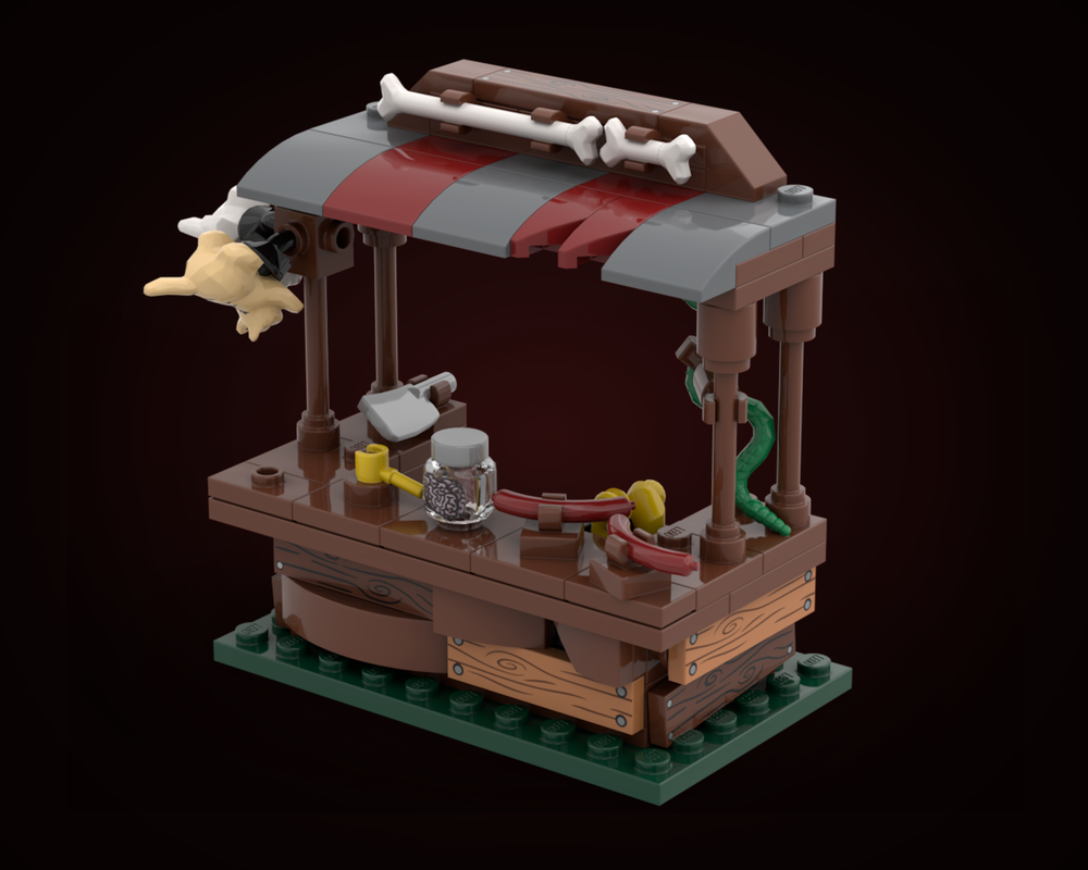 LEGO MOC Black Market Meats Stall by Nightlord_Builds | Rebrickable ...