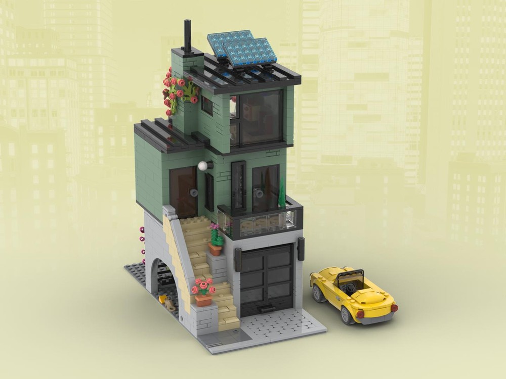 LEGO MOC Downtown Loft by STL Brick Co. | Rebrickable - Build with LEGO