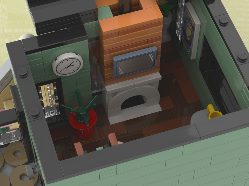 Lego Moc Downtown Loft By Stl Brick Co Rebrickable Build With Lego