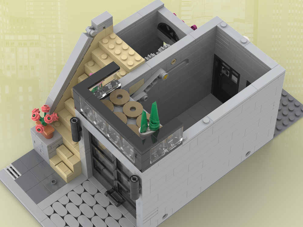 Lego Moc Downtown Loft By Stl Brick Co Rebrickable Build With Lego