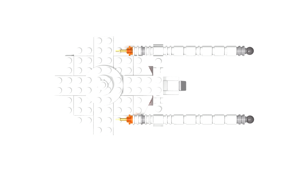 Lego Moc Pioneer Class Starship By Legendaj Rebrickable Build With Lego