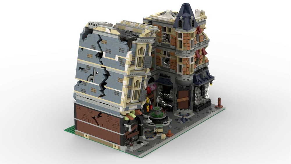 Lego Moc Assembly Square Apocalypse Version By Sugarbricks
