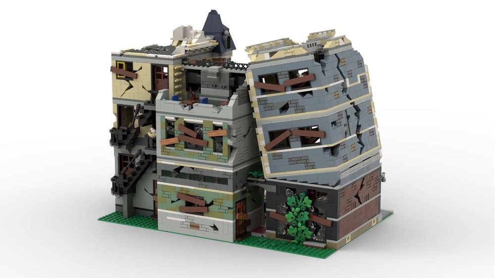 Lego Moc Assembly Square Apocalypse Version By Sugarbricks