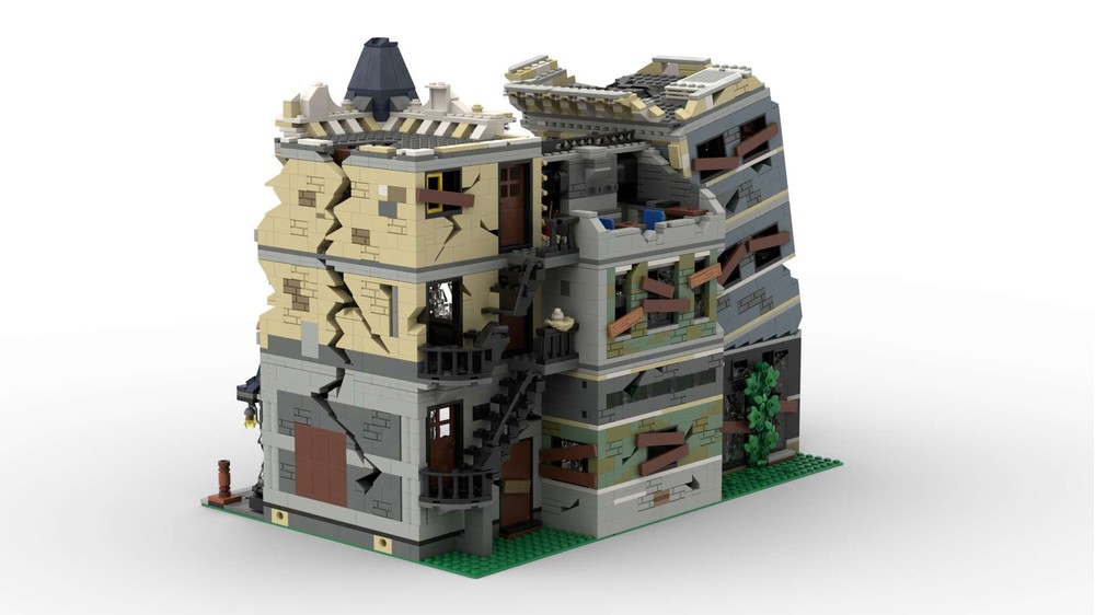 Lego Moc Assembly Square Apocalypse Version By Sugarbricks