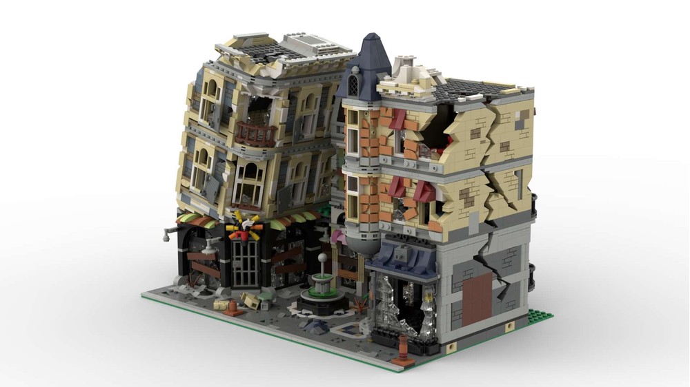 Lego Moc Assembly Square Apocalypse Version By Sugarbricks