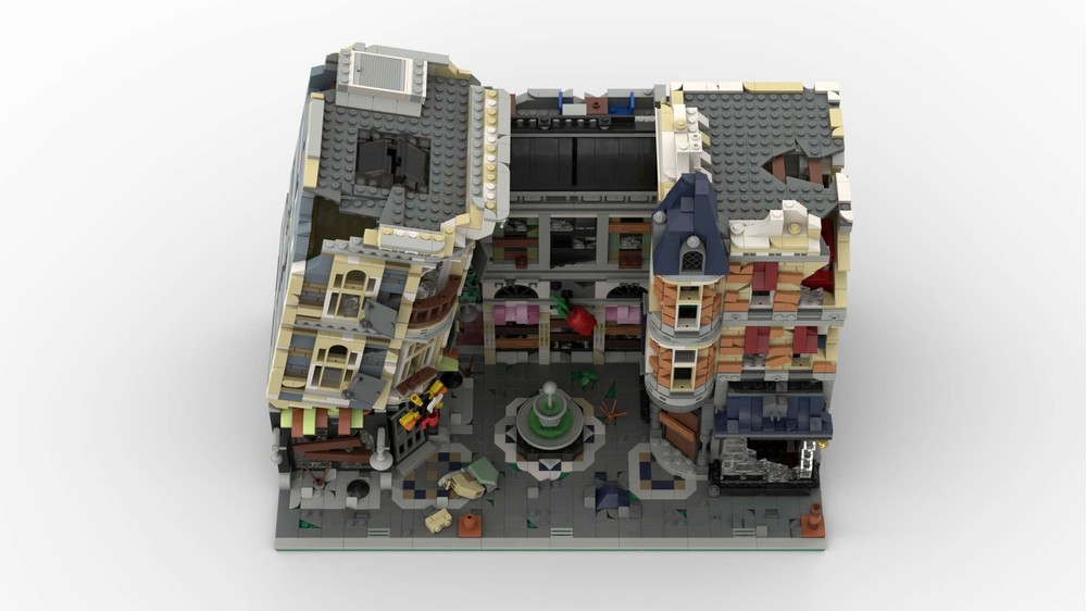 Lego Moc Assembly Square Apocalypse Version By Sugarbricks