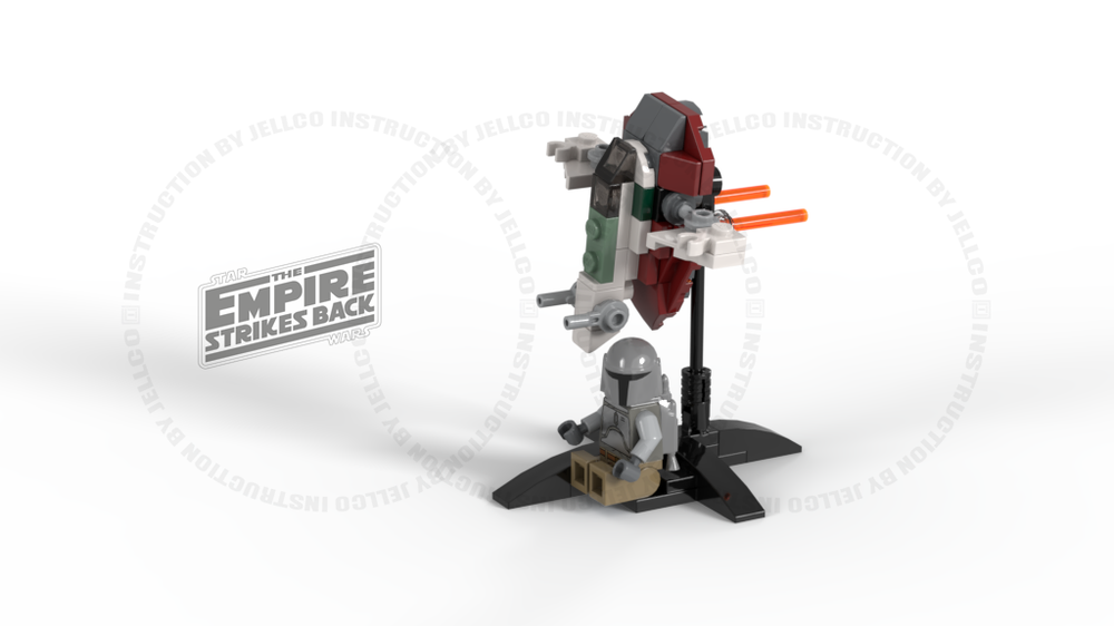 LEGO MOC-166039 Ultramicro Slave one : Simple stand version by jellco ...