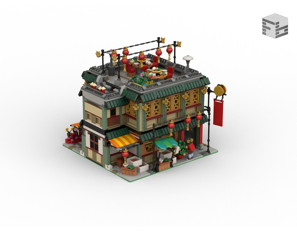 LEGO MOC Modular Family Reunion Celebration Extension - 2x 80113 ...