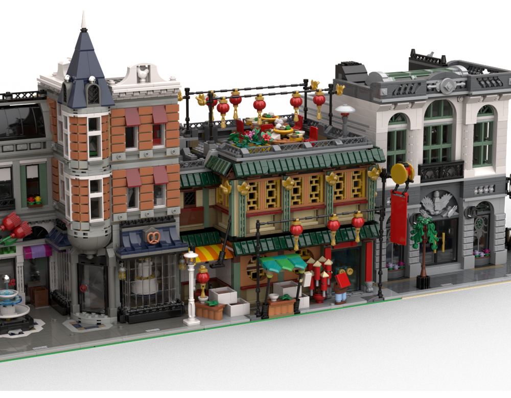 LEGO MOC Modular Family Reunion Celebration Extension - 2x 80113 ...