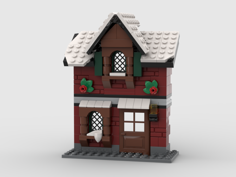 LEGO MOC Christmas building facade 1 by JakobsBuilds | Rebrickable ...