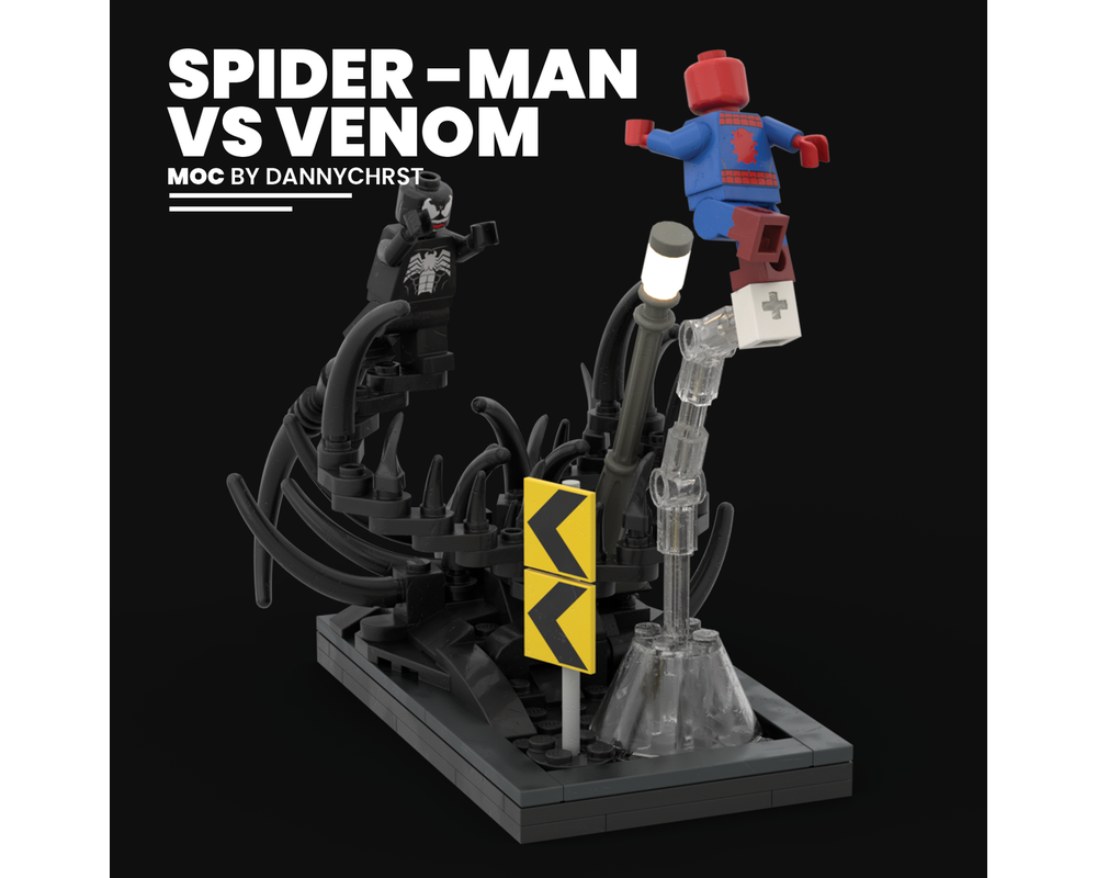 LEGO MOC SPIDER-MAN VS VENOM MINI DIORAMA by dannychrst | Rebrickable ...