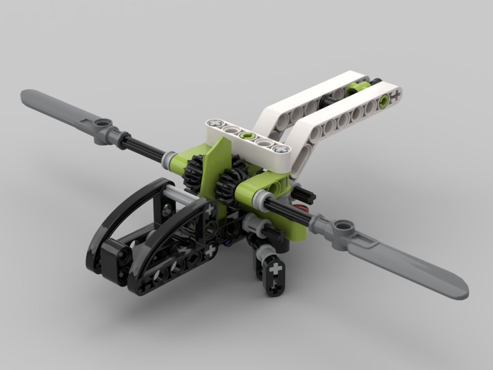 LEGO MOC Ornithopter with functioning and folding wings by diddesen | Rebrickable - Build with LEGO