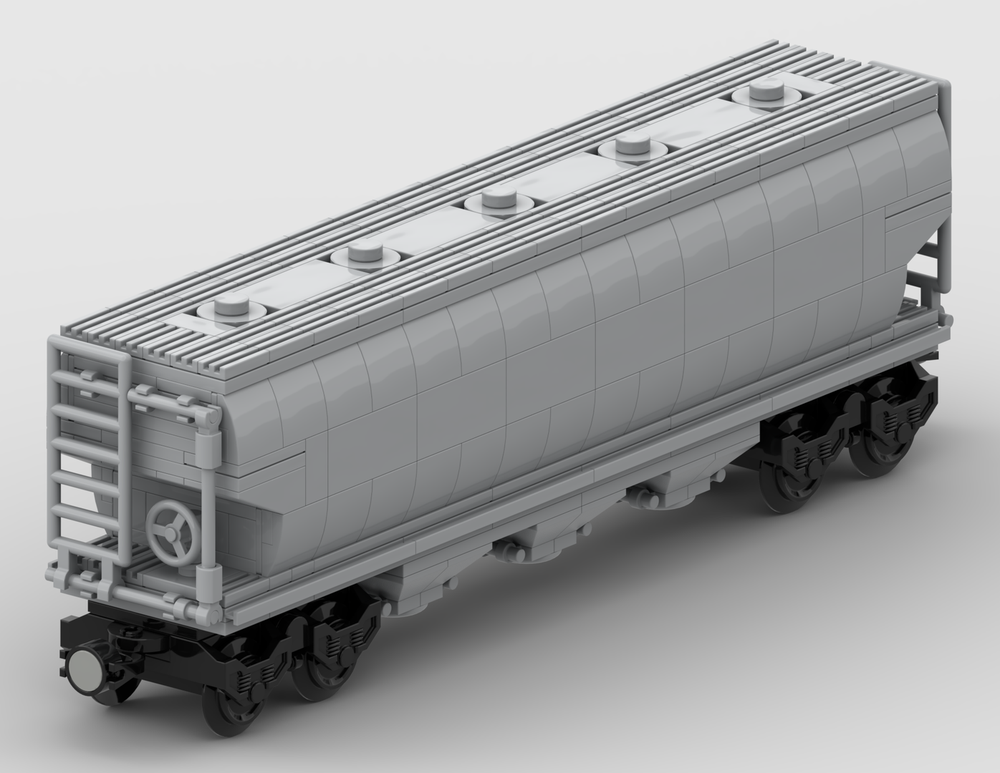 LEGO MOC US Grain Hopper Car by BuMu | Rebrickable - Build with LEGO