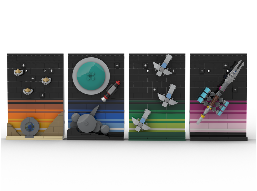 LEGO MOC Tales from the Sci-Fi World - Show Postcards Stargate, Space ...