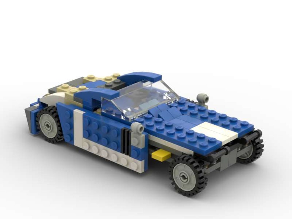 LEGO MOC Retro Racer by Policarpo | Rebrickable - Build with LEGO