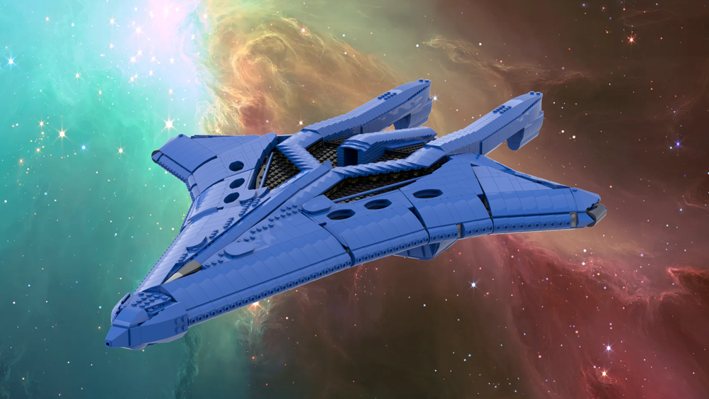 LEGO MOC Wraith-Cruiser by Resqusto | Rebrickable - Build with LEGO