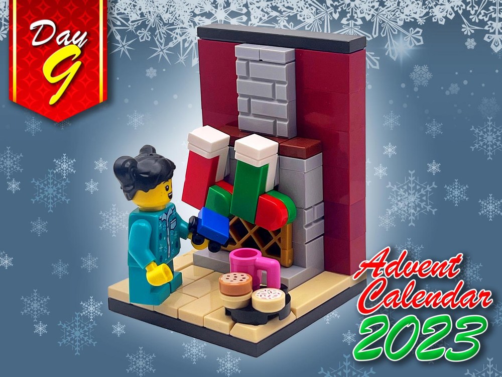 LEGO MOC Advent Calendar Day 9 - Fireplace by IBrickedItUp ...
