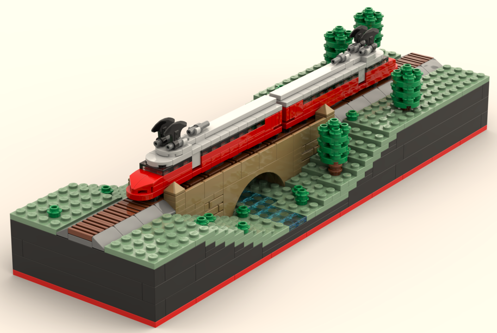 LEGO MOC Churchill-Pfeil SBB in 2-wide by DerAlteMannUndDerStein ...
