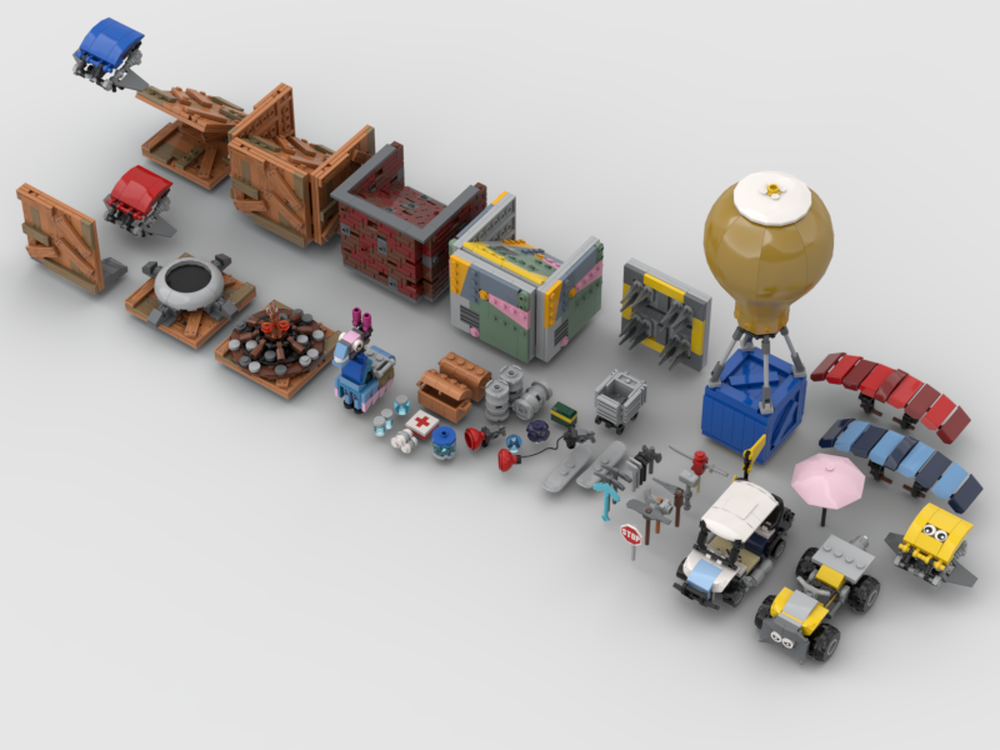 Lego Moc Fortnite Builds And Items By Gonkybricks Rebrickable