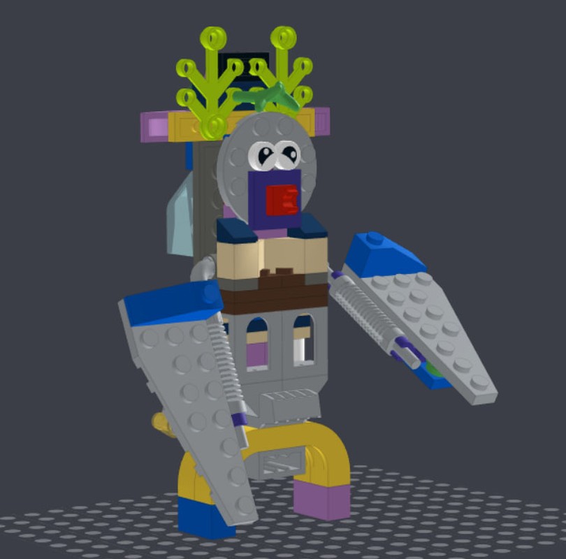 LEGO MOC Transformer Space Ship by CathyVT | Rebrickable - Build with LEGO