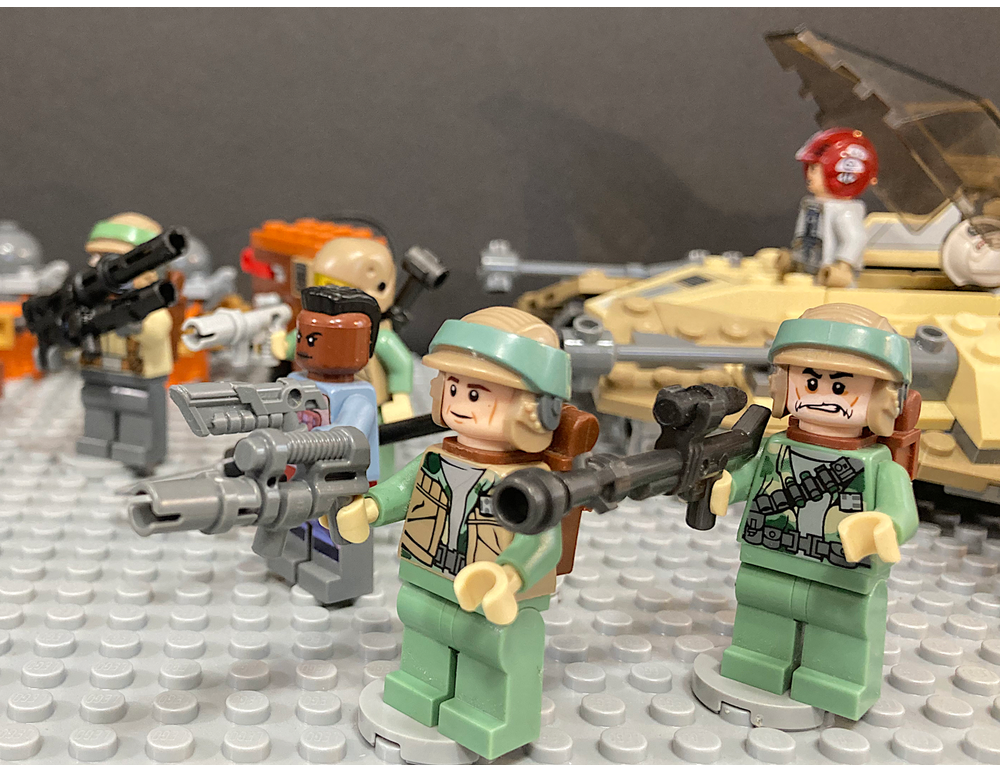 LEGO MOC Custom Minifig Blasters by KennoMonkey | Rebrickable - Build ...